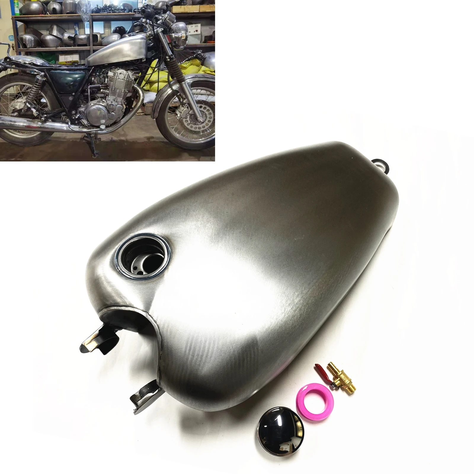7-L-Motorcycle-Retro-Petrol-Gas-Fuel-Tank-Handmade-Modified-Motorbike ...