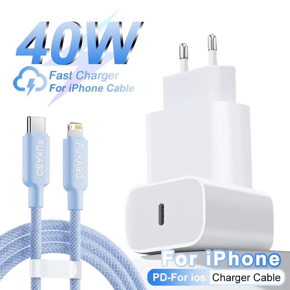 40W PD Phone Charger USB C Quick Charger QC4.0/3.0 PD3.0 Fast Charging ...