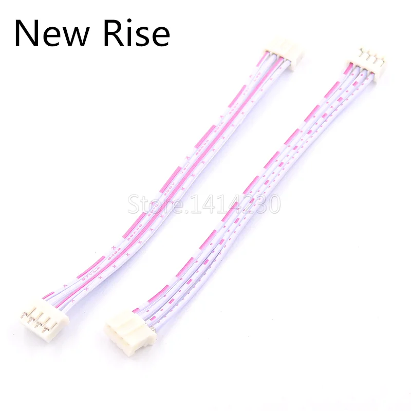 5Pcs PH 2.0mm Pitch Connector Cable PH2.0 Plug Line length 10cm Red and ...