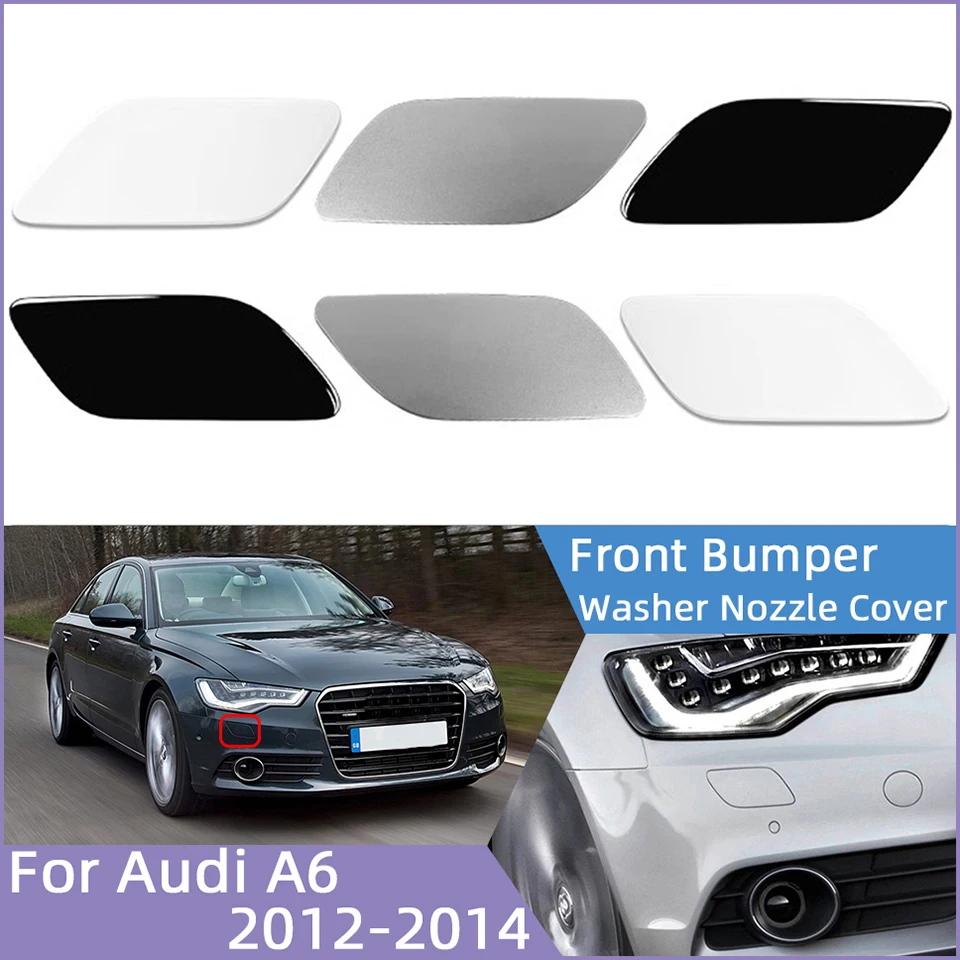 Front Bumper Headlight Washer Nozzle Cap For Audi A6 2012 2013 2014 ...