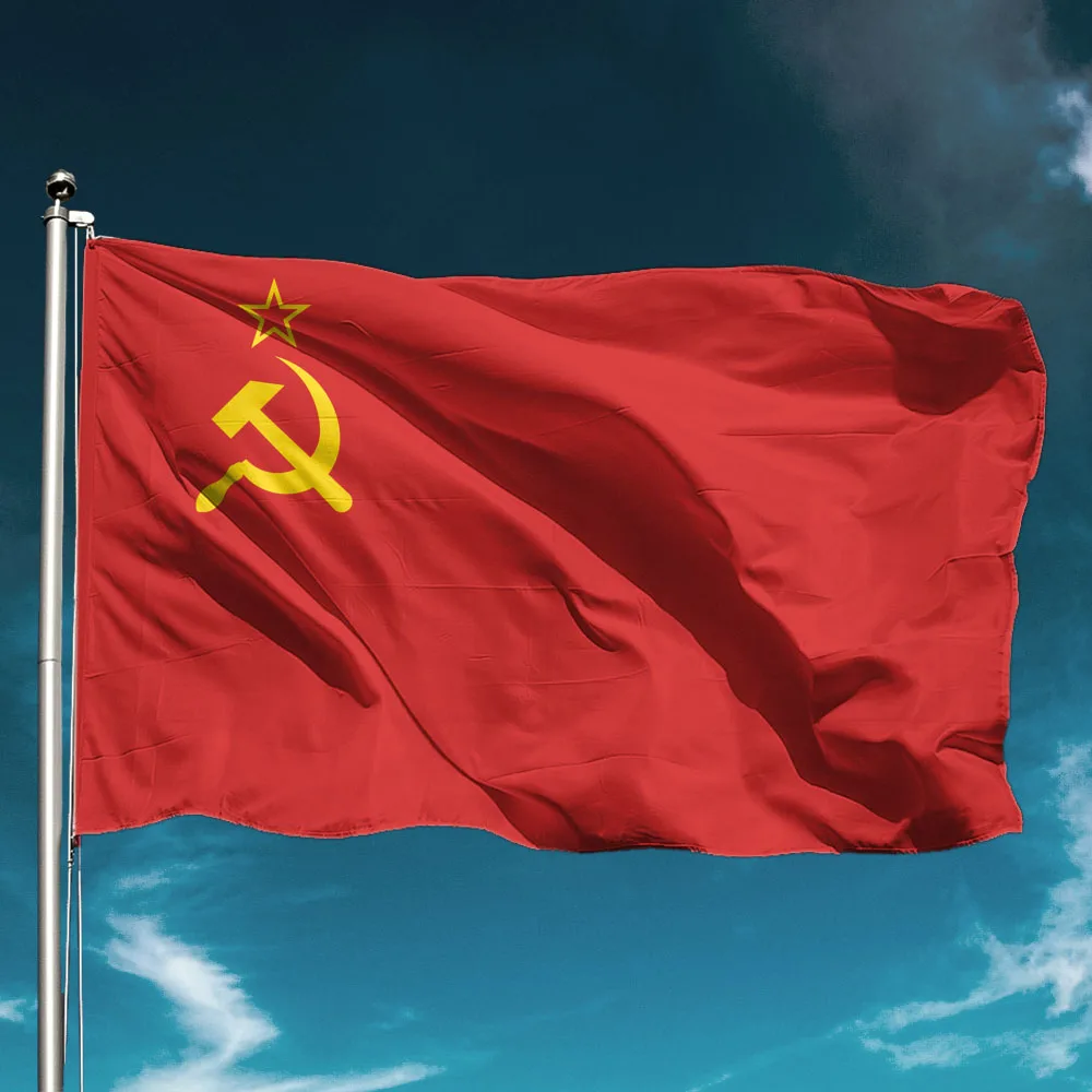 CCCP-Soviet-Union-Flag-Waterproof-National-Hold-Banner-Flying-Polyester ...