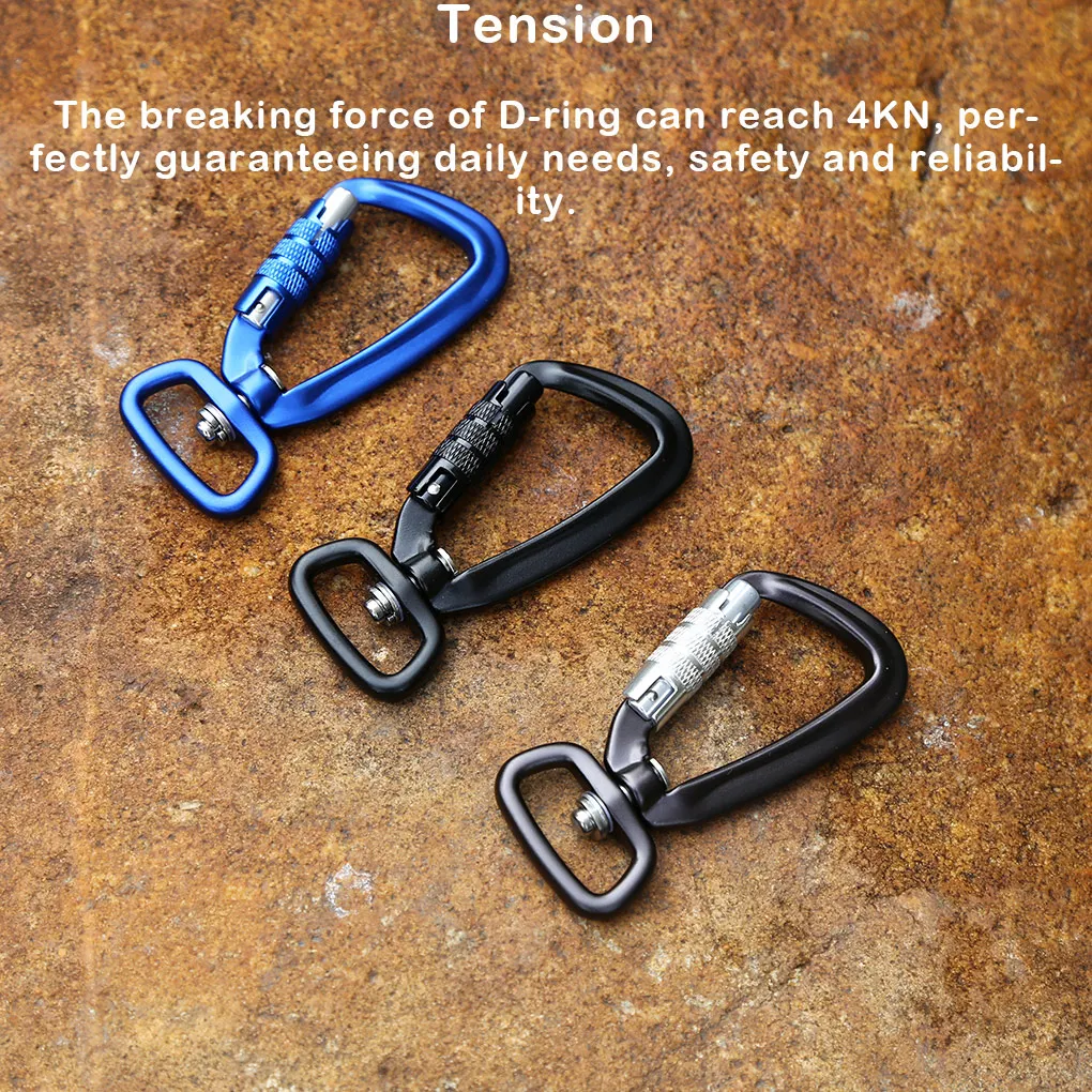 Swivel-Carabiner-Hook-Wear-resistant-Keychain-Heavy-Duty-Dog-Leash-Clip ...