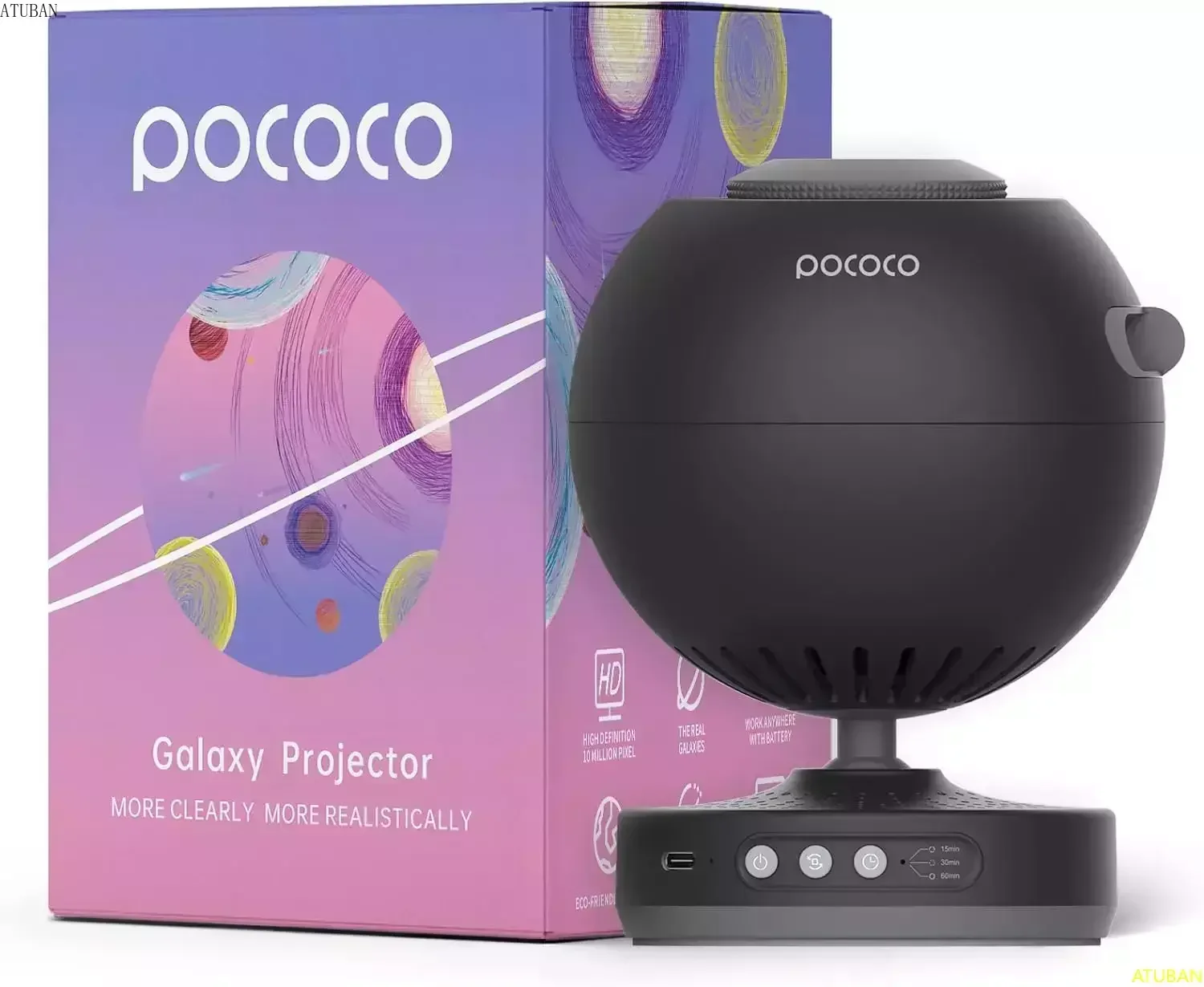 POCOCO-Proyector-Galaxy-Star-discos-de-luz-nocturna-patrones-de-galaxia ...