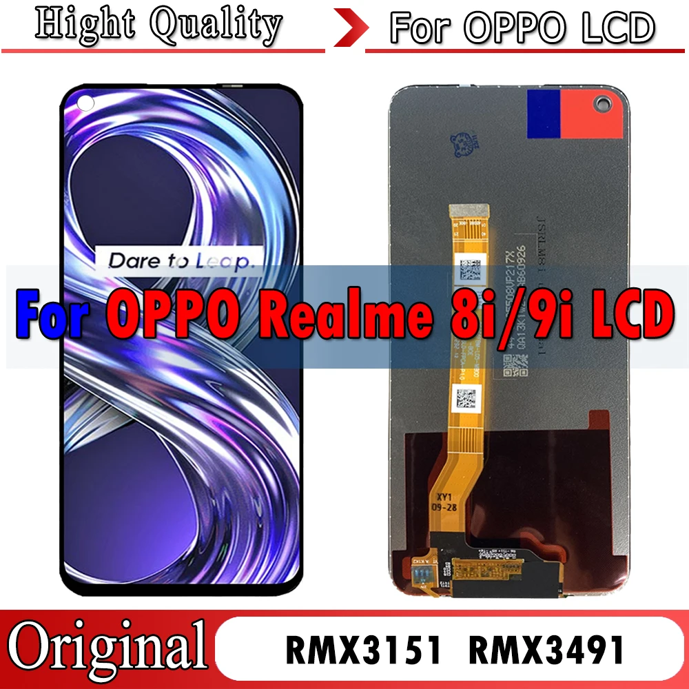 6-6-Original-For-Realme-8i-LCD-RMX3151-Display-Touch-Screen-Digitizer ...