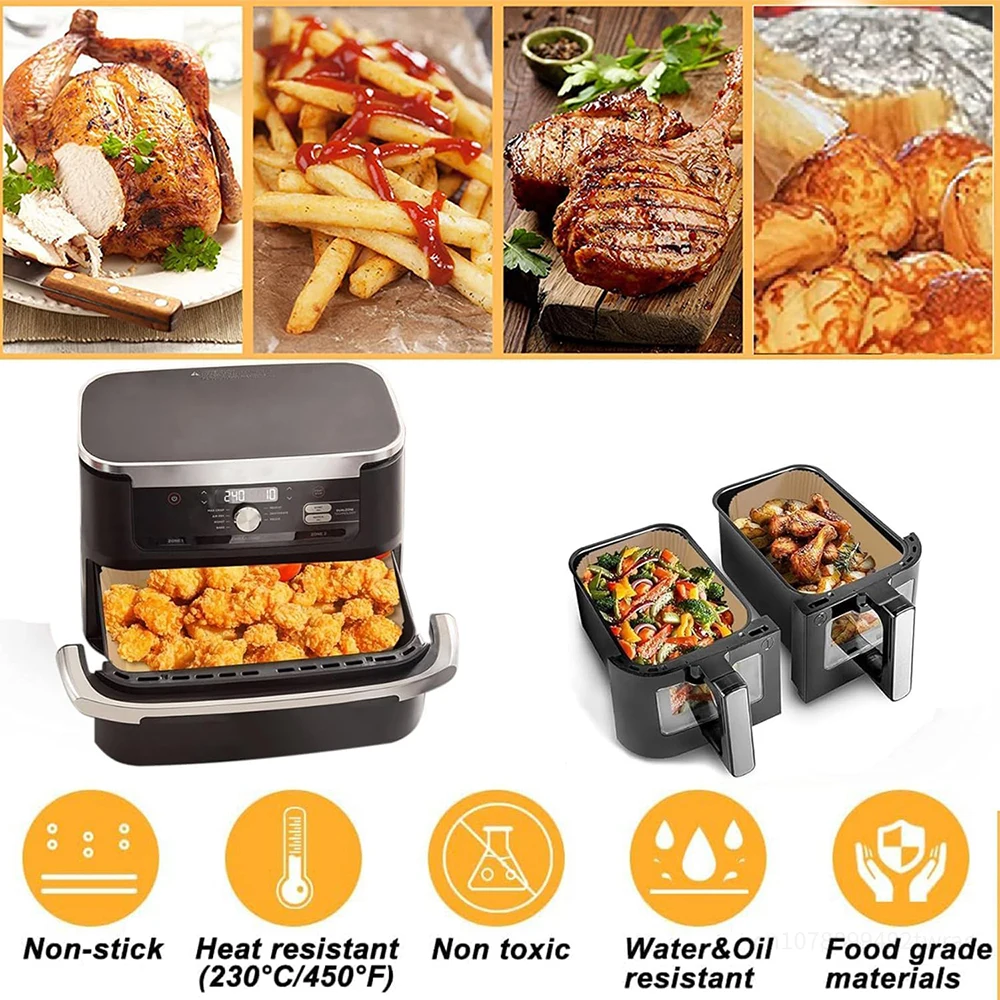 Rectangle Disposable Air Fryer Paper Liner – Kitchen Staples Plus