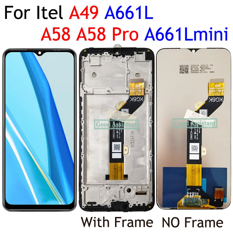 Black-6-6-Inch-For-Itel-A49-A661L-A58-A58-PRO-A661Lmini-LCD-Display ...