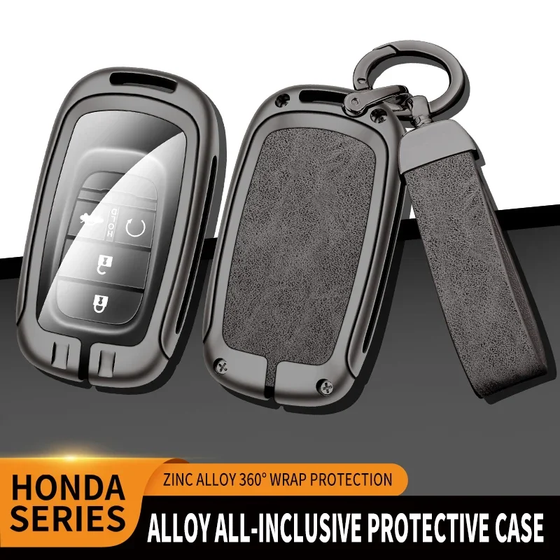 Zinc-Alloy-Car-Key-Case-For-Honda-Civic-2022-2023-Models-Remote-Control ...