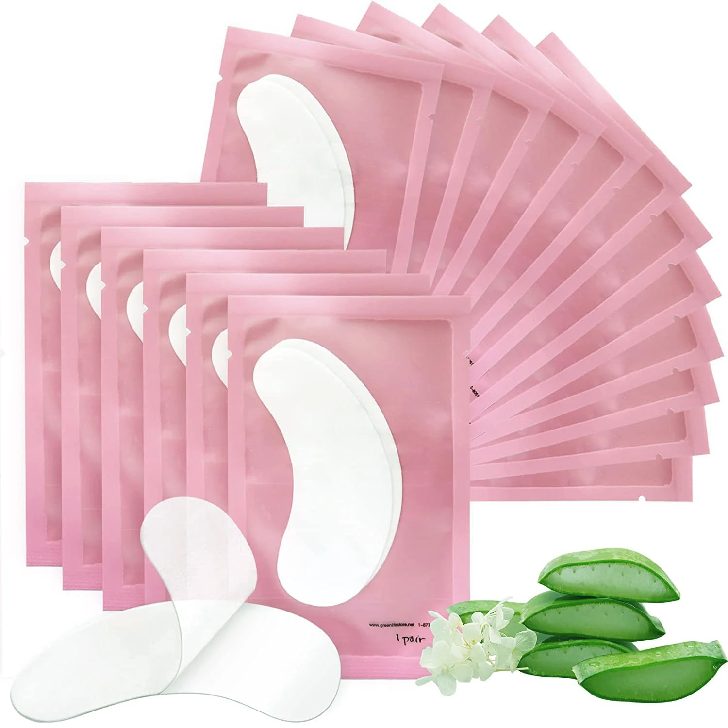 100pairs-Eye-Patches-For-Eyelash-Extensions-Under-Eye-Pads-Makeup ...