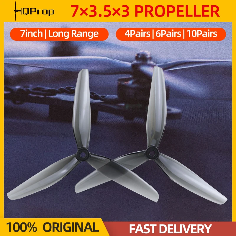 4-6-10Pairs-HQProp-7X3-5X3-7035-Propeller-3-Blade-PC-Props-CW-CCW-For ...
