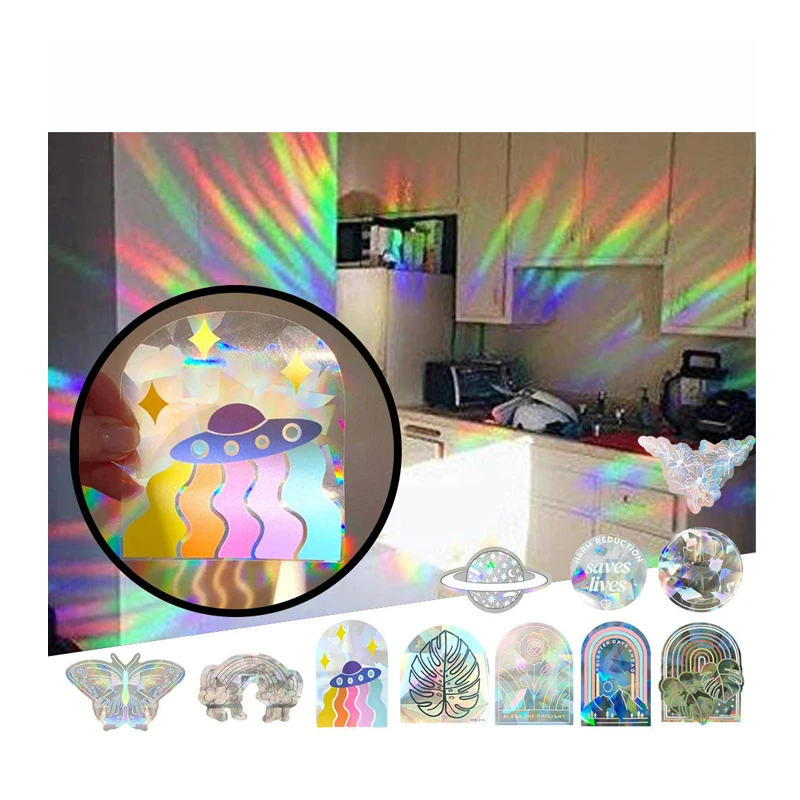 Prismatic-Vinyl-Window-Prism-Cling-Film-Decals-Rainbow-Maker-Glass-3d ...