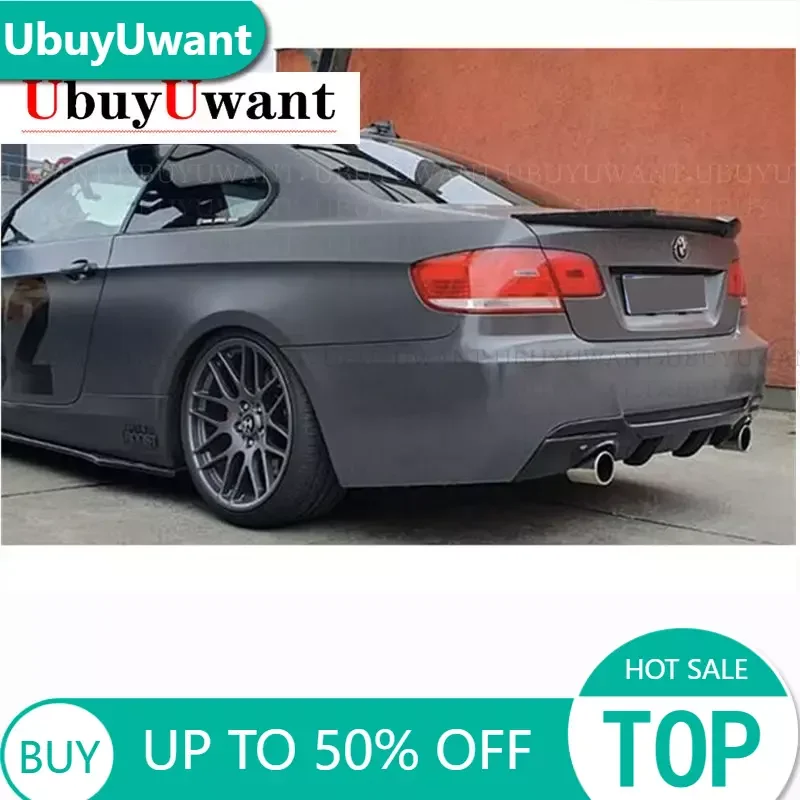 M4-Style-Real-Carbon-Fiber-Rear-Wing-Trunk-Lip-Spoiler-For-BMW-E92 ...