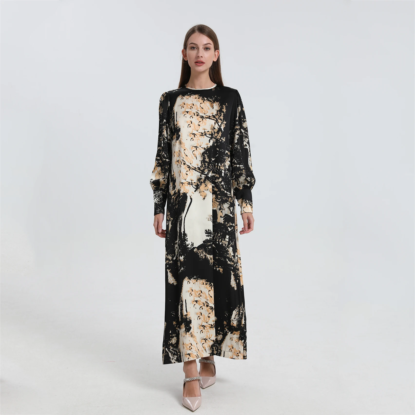 AP-2024-Spring-and-Summer-Big-Girls-and-Women-Maxi-Clothing-Satin ...