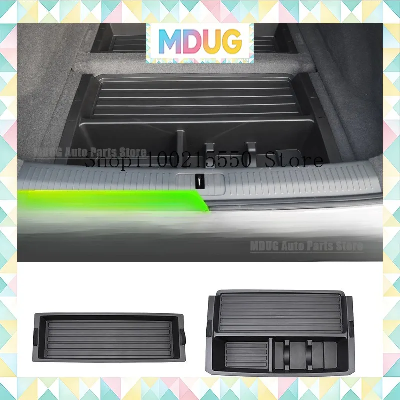 MDUG Frunk Storage Organizer Tray Rear Trunk Upper and Lower Rear ...