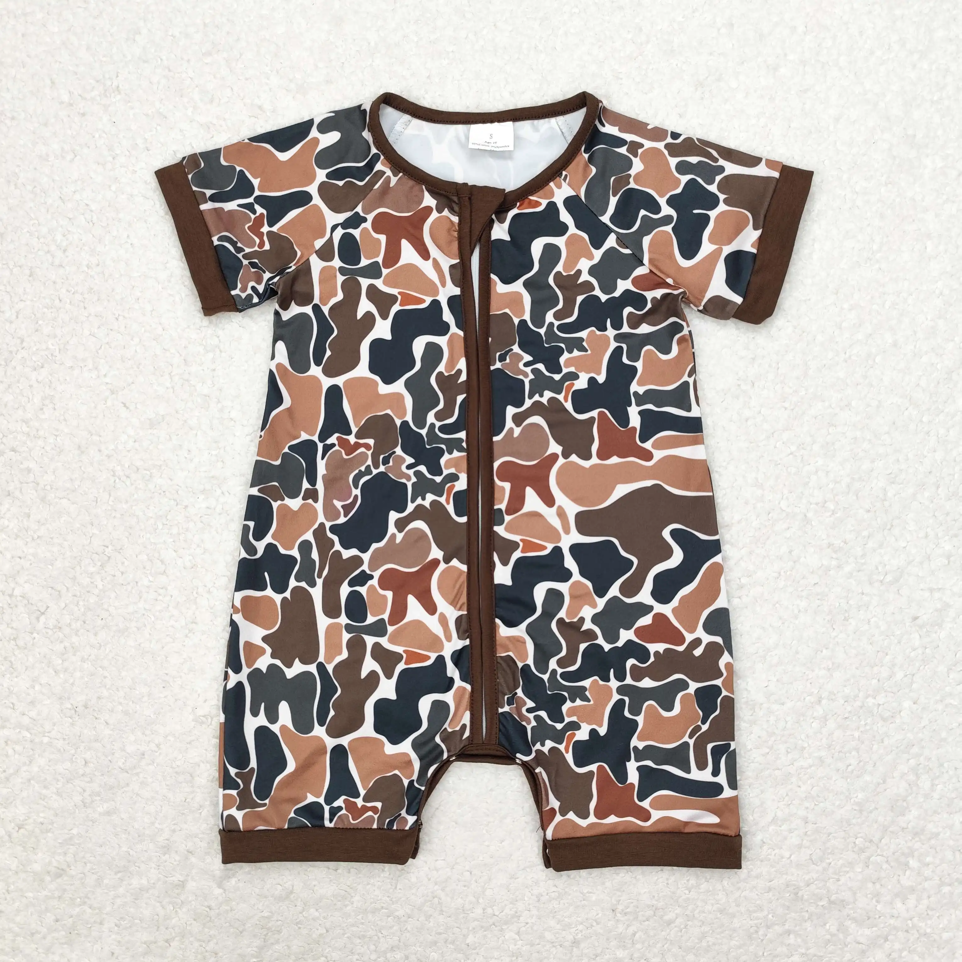 SR0666-New-Arrival-baby-rompers-boys-camouflage-zipper-short-sleeved ...