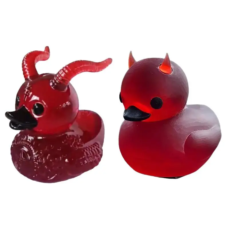 Devil-Duck-Gothic-Punk-Collectible-Resin-Ducks-Figurines-Satanic-Decor ...