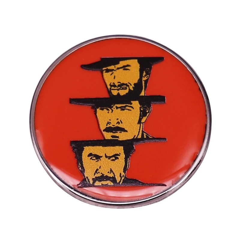 Blondie-Angel-Eyes-Tuco-Lapel-Pin-The-Good-Bad-and-Ugly-Brooch-Cowboy ...