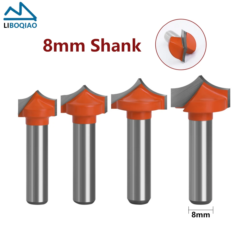 1PCS-8mm-Woodworking-Tools-Round-Nose-Point-Cut-Engraving-Machine-CNC ...