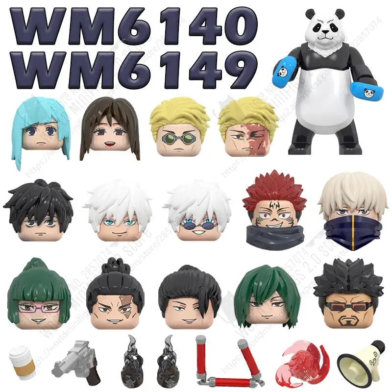 Anime-Jujutsu-Kaisen-Gojo-Satoru-Itadori-Yuji-Panda-Action-Figures ...
