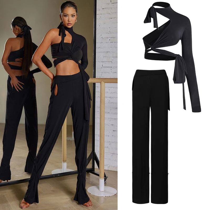 New-ZYM-Latin-Dance-Pants-Women-Adult-Ballroom-Dance-Clothes-Cha-Cha ...