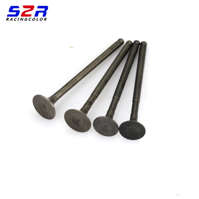 4X Motorcycle Intake Valve Kit Motorbike Exhaust Valve Stem Scooter ...