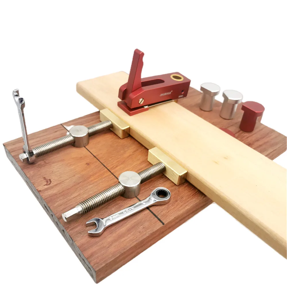 Woodworking-Desktop-Quick-Acting-Hold-Down-Clamp-and-Tenon-Stopper ...