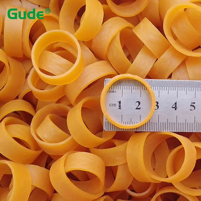 Dia-20mm-75mm-Yellow-High-Elastic-Rubber-Bands-Wide-2-3-4-5-10mm-For ...