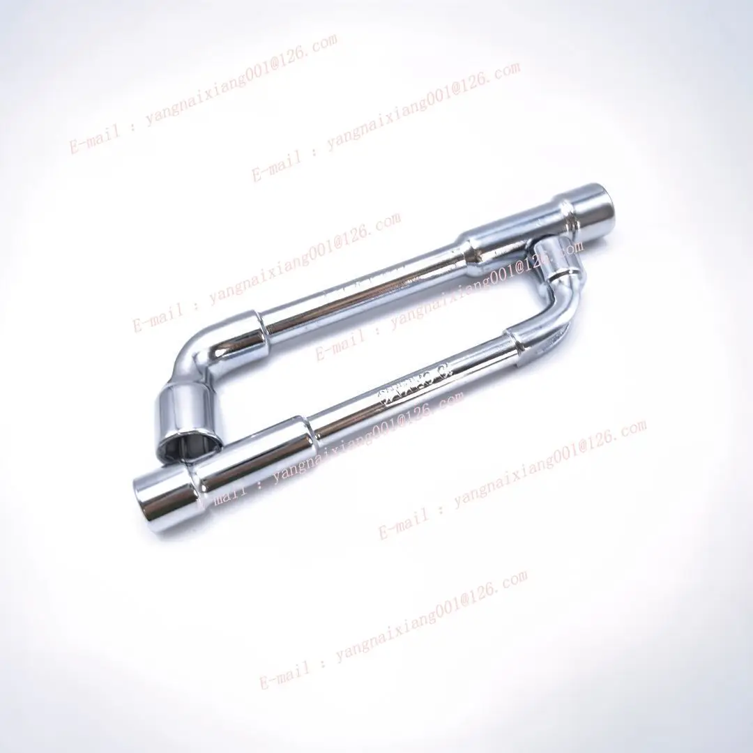 1pc 10mm / 12mm L Type Pipe Perforation Elbow Wrench Double Head Outer ...