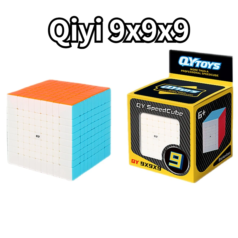 [Funcube]Qiyi 9x9 매직 큐브, 9 레이어 Qiyi Mofangge, 9x9x9 전문 스트레스 방지 퍼즐 피젯 장난감, 어린이