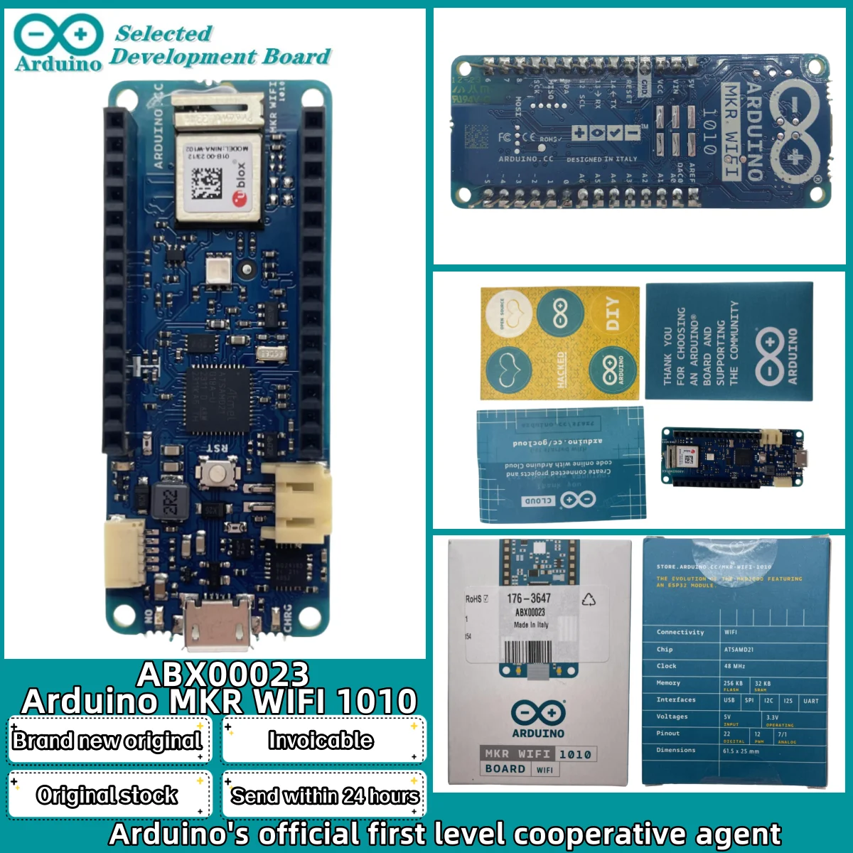 1pcs Lot Arduino Mkr Wifi 1010 Abx00023 Samd21 Development Board Original Stockpng