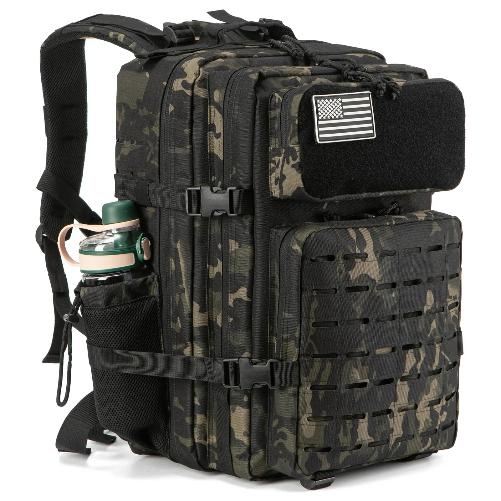 25L-45L-Tactical-Backpack-Outdoor-for-Women-men-Laser-Cut-Molle-Hiking ...