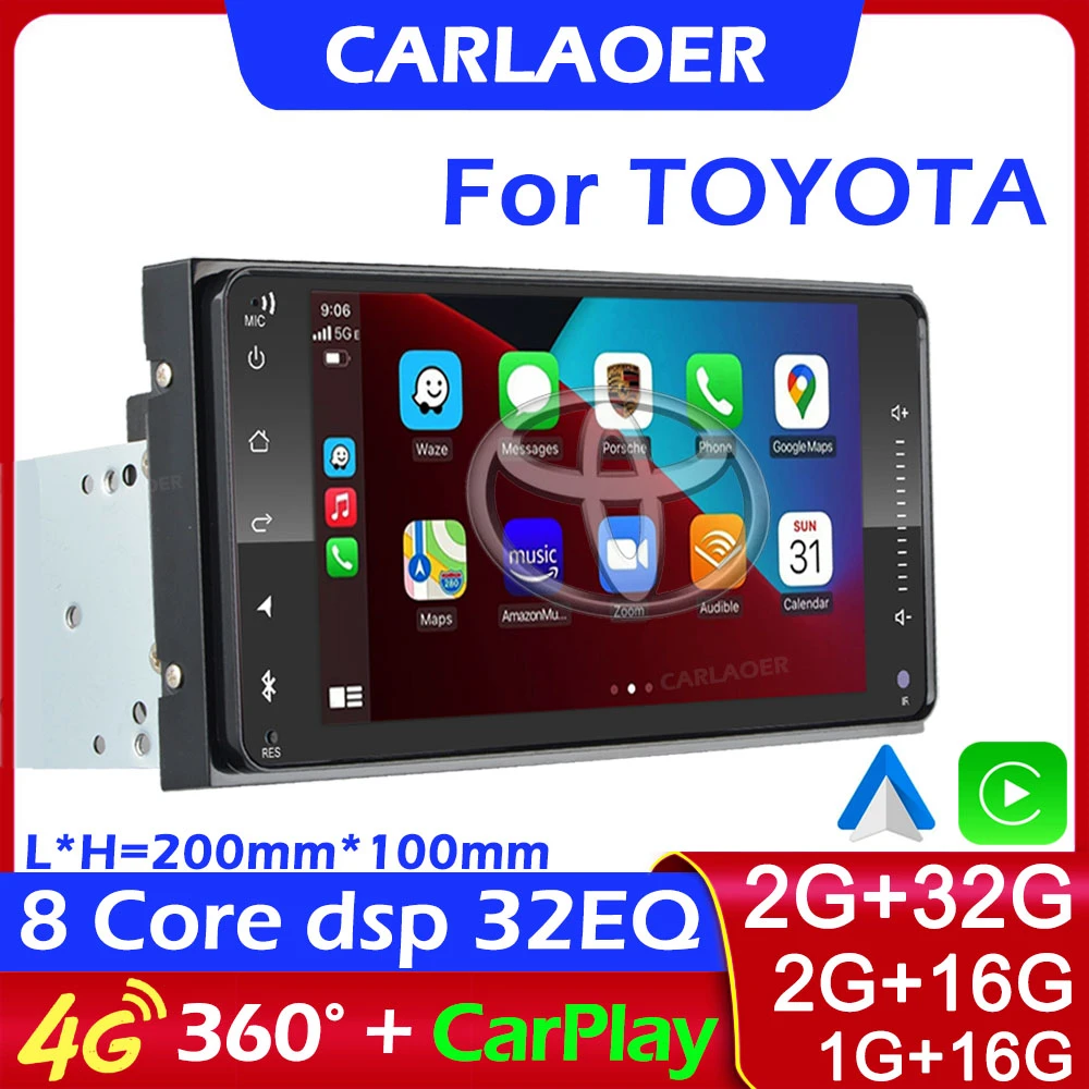 2 Din Android 10 Universal Car Multimedia Radio Player Carplay 2din ...
