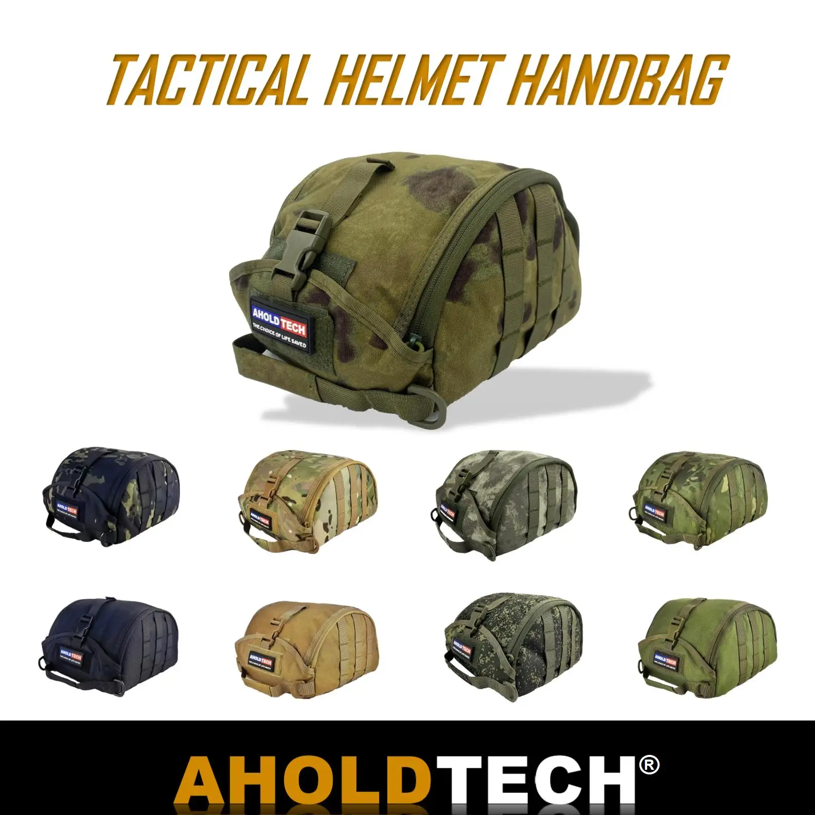 Aholdtech-Genuine-Tactical-Helmet-Storage-Bag-for-Carrying-Airsoft ...