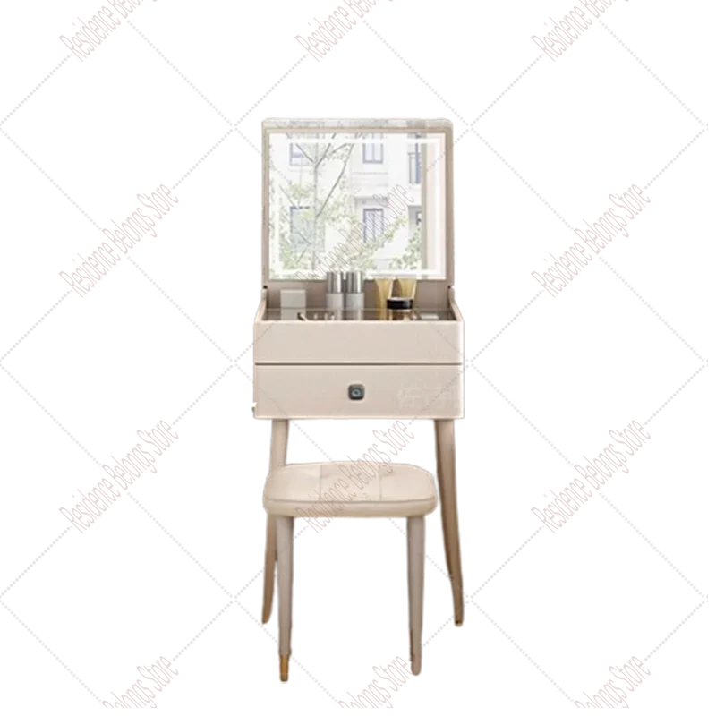 High-Foot-Dressing-Table-Narrow-Organizer-Bedroom-Small-Dressing-Table ...