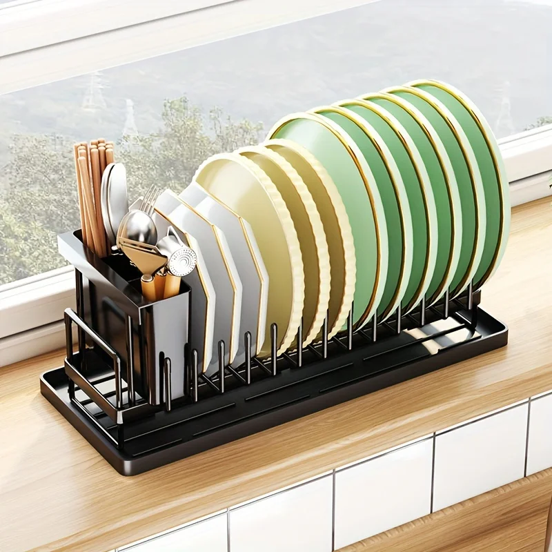 1PC-Simple-Dish-Drying-Rack-Kitchen-Tableware-Storage-Rack-Home-Kitchen ...
