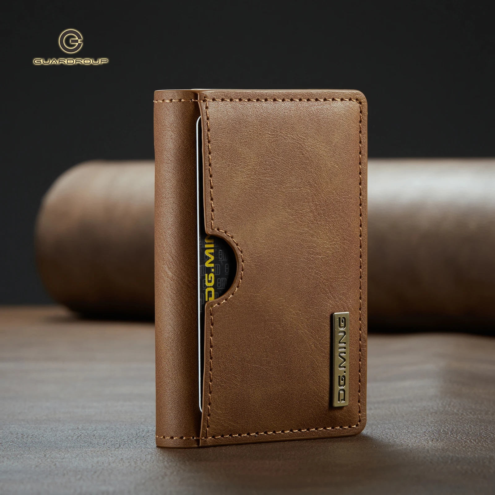 Compact Anti - Theft Leather Wallet with Coin and Card Holder - Wallet ...
