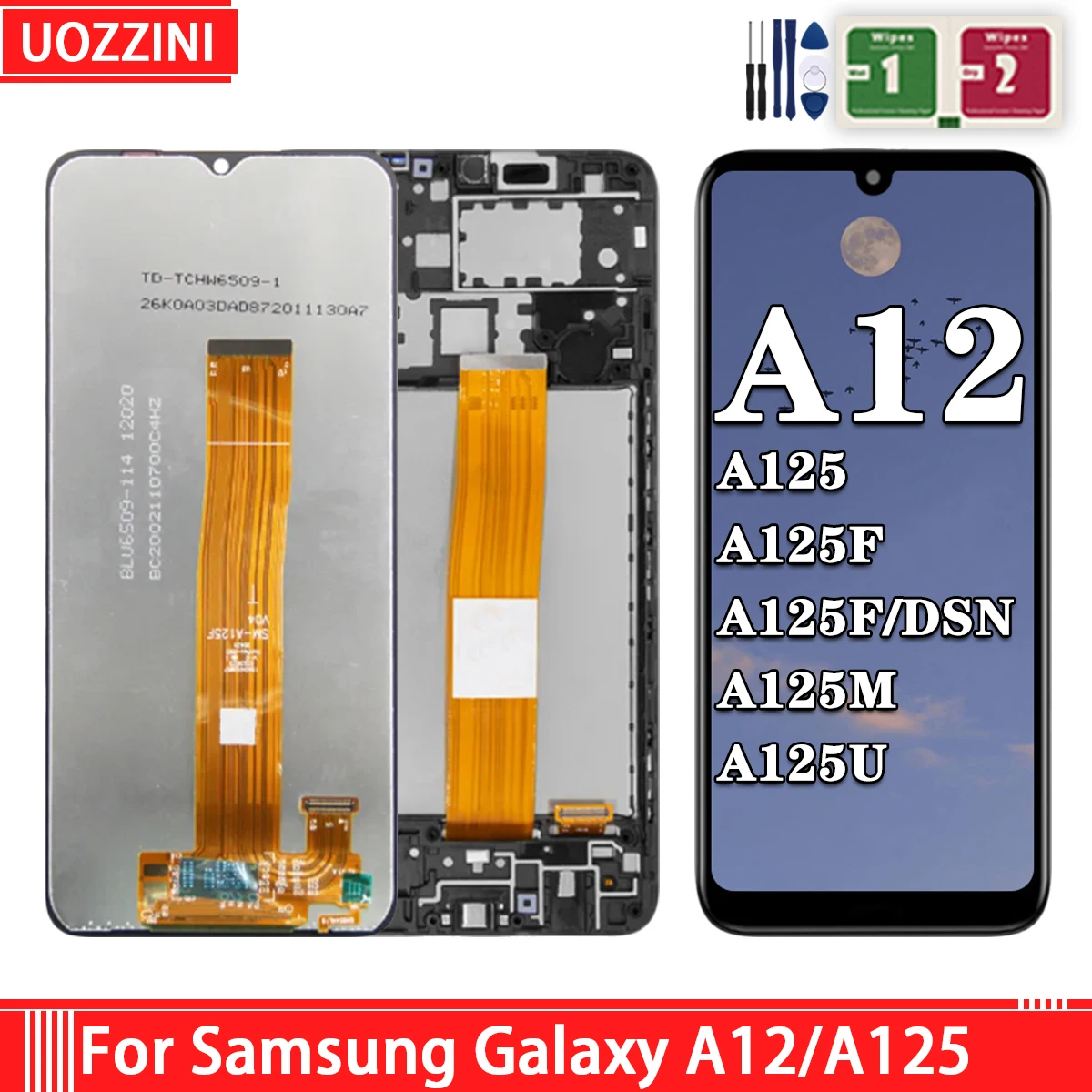 LCD-For-Samsung-Galaxy-A12-A125F-SM-A125F-A125-Display-Touch-Screen ...