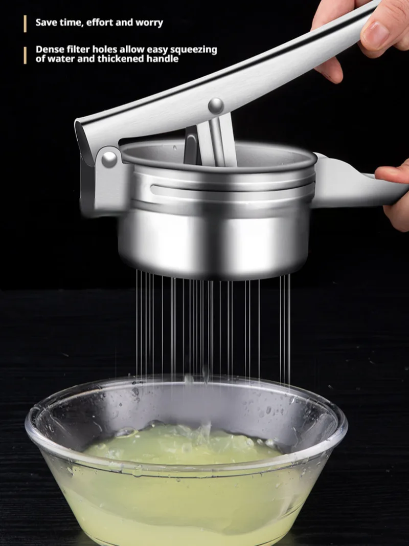 Stainless-Steel-Squeezer-Vegetable-Dumpling-Filling-DewatererManual ...