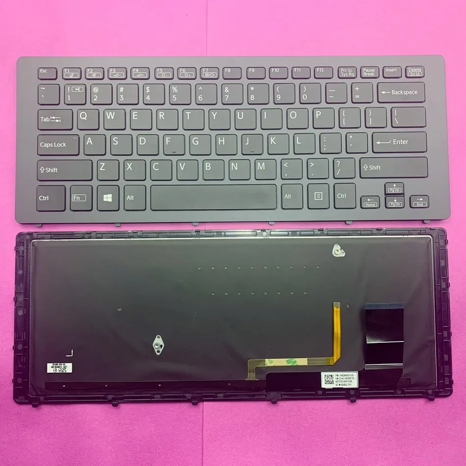 US Backlit Laptop Keyboard For Sony Vaio SVF 15N SVF15N SVF15N100C ...