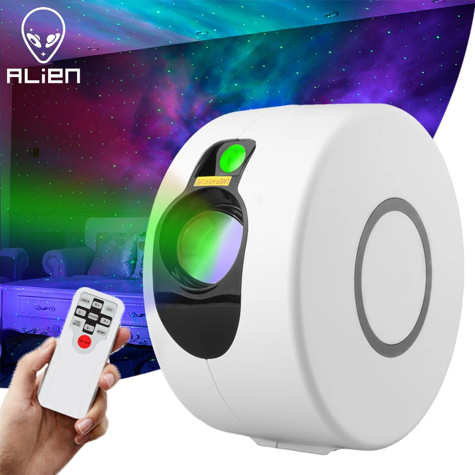 Alien Remote Star Galaxy Laser Projector Starry Sky Stage Lighting ...