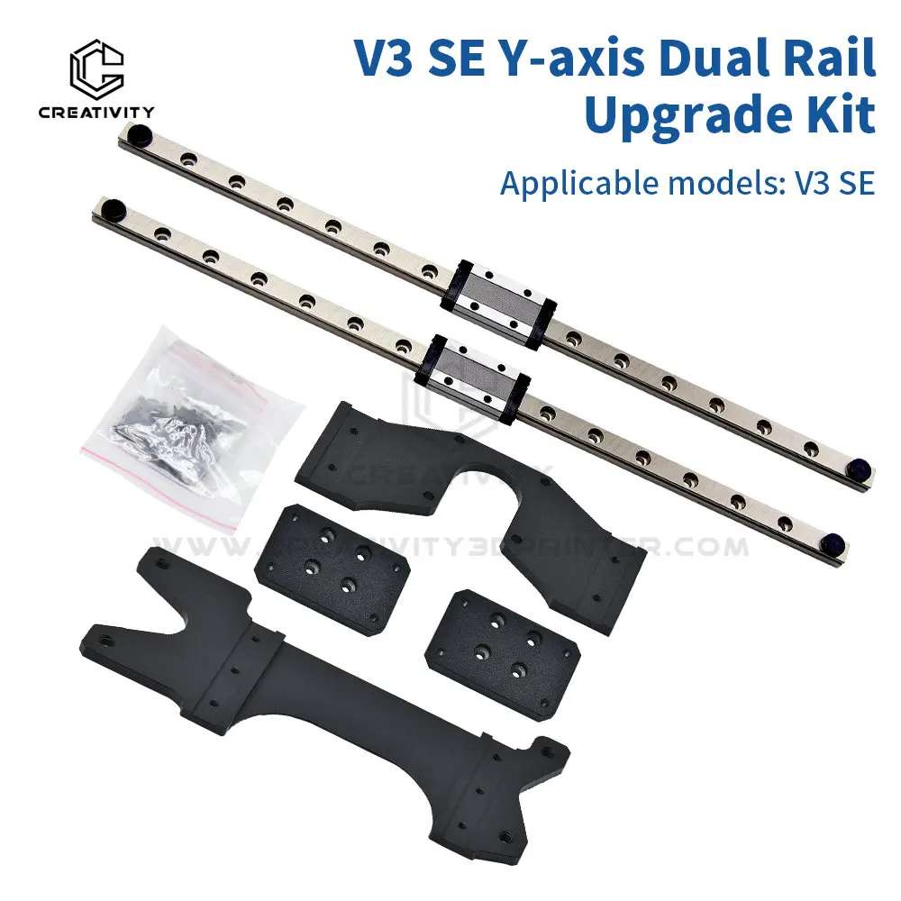 Ender3-V3-SE-3d-printer-Upgrade-kit-Dual-Y-axis-Linear-Rail-Guide-Kit-X ...
