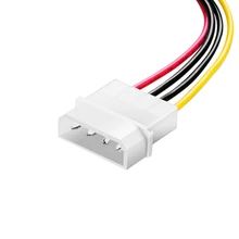 IDE Molex 4 Pin to SATA 2 Serial HDD Power Adapter Cable Hard Drive ...
