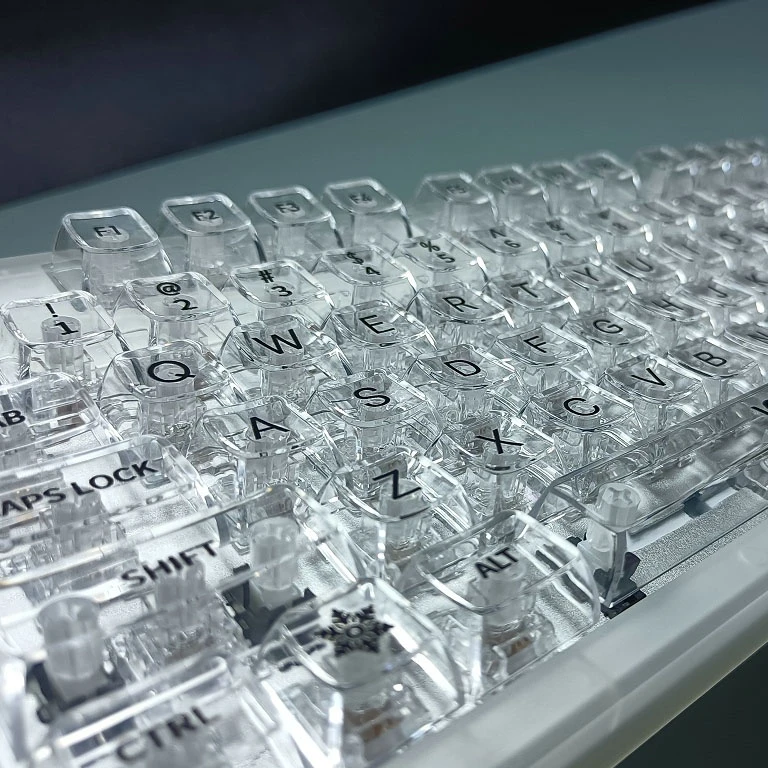 Lceberg teclas retroiluminadas transparentes para teclado mecánico MX ...