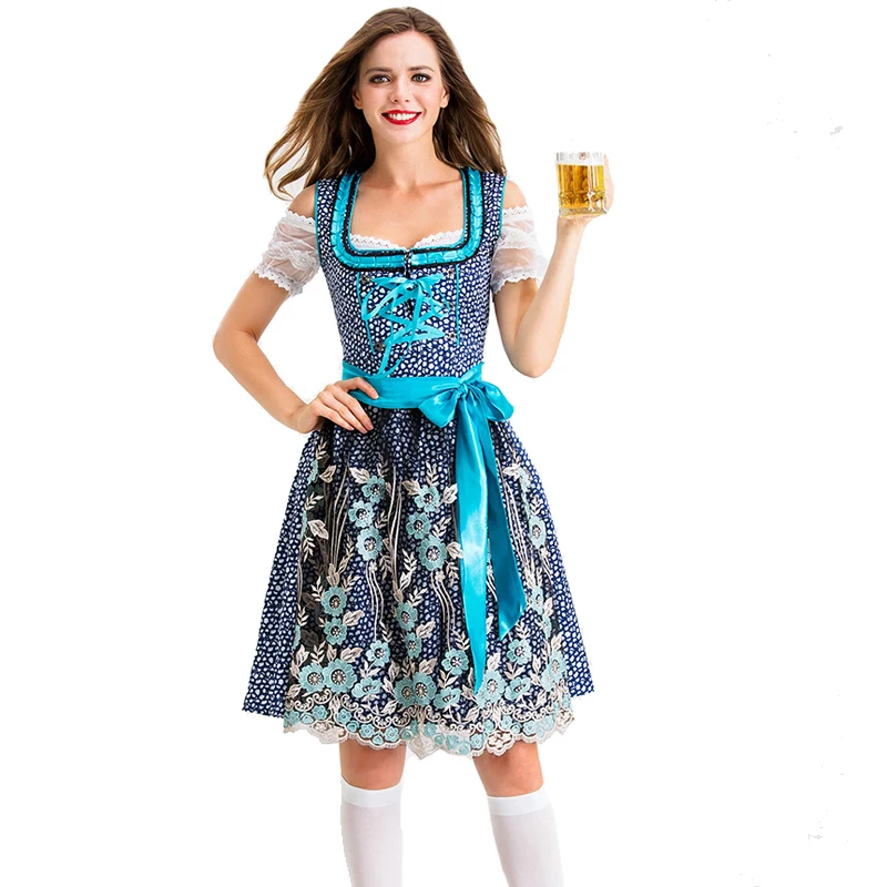 Dirndl-Oktoberfest-Costume-Traditional-Beer-Festival-Pubs-Wench-Cosplay ...
