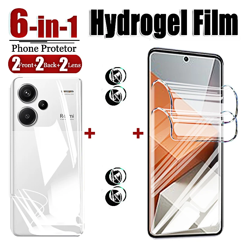 Front-and-Back-Hydrogel-Film-for-Xiaomi-Redmi-Note-13-Pro-Plus-12-Pro ...