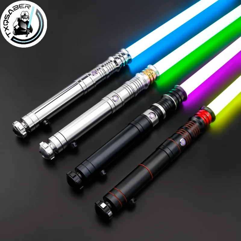 TXQSABER-Smooth-Swing-Lightsaber-Metal-Hilt-Heavy-Dueling-12-Colors ...
