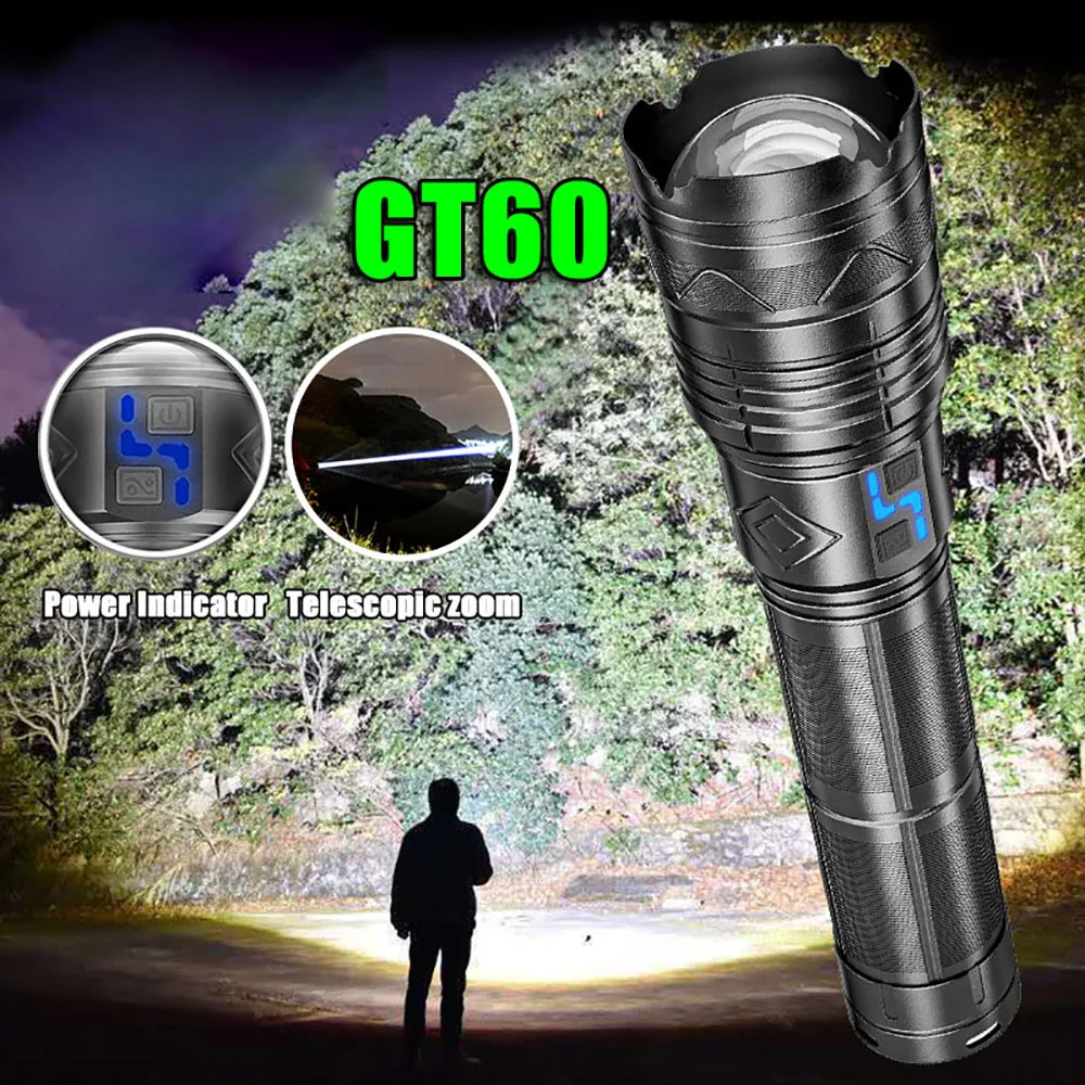 50000W-World-s-Brightest-Tactical-LED-Flashlight-GT60-Long-Range-LED ...