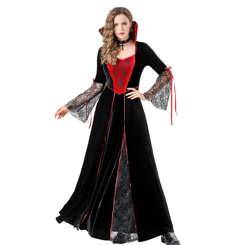 Carnival Halloween Elegant Vampire Countess For Woman Costume Victorian ...