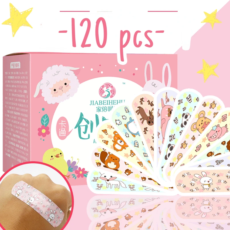 Cartoon Waterproof Band Aid Kids | Kids Bandages Cartoon | Waterproof ...