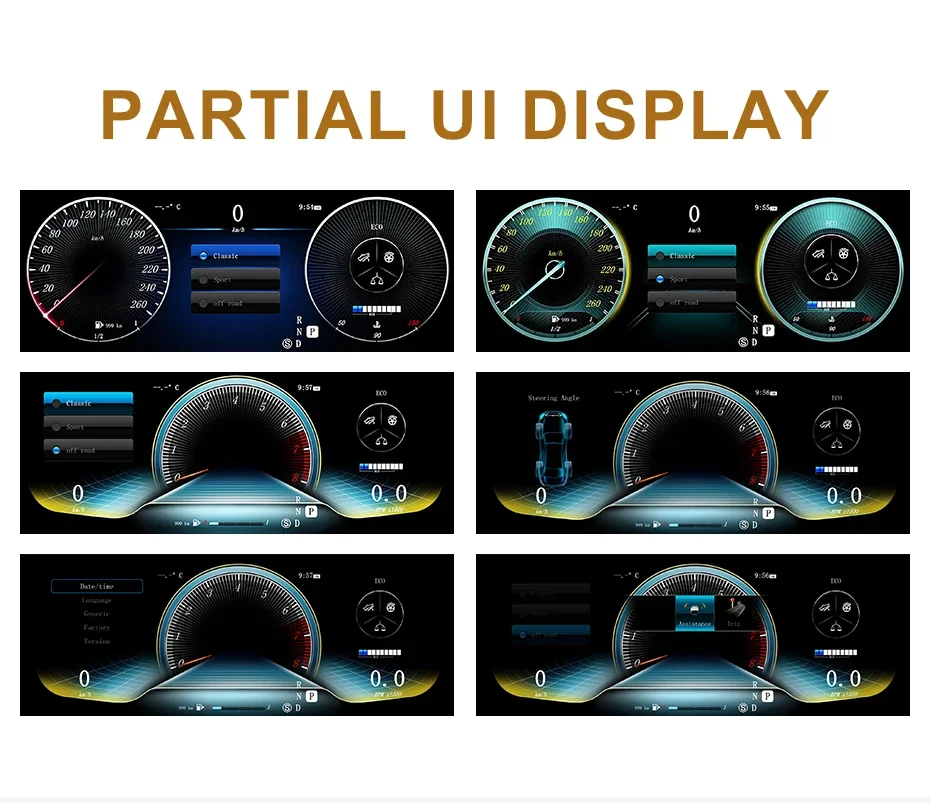 For Mercedes-Benz C-Class W204 W205 W447 GLC X205 2015-2019 Tachometer ...