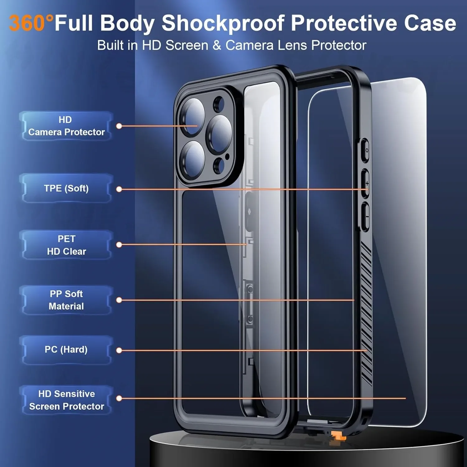 Ultimate Waterproof Dustproof Full-Body Protective Phone Case with IP68 ...